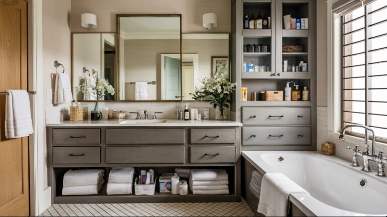 10 Small Bathroom Design Ideas with Storage Solutions to Keep Your ...