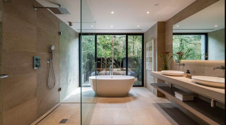 10 Master Bathroom Design with Walk-in Shower and Tub - Home Experts