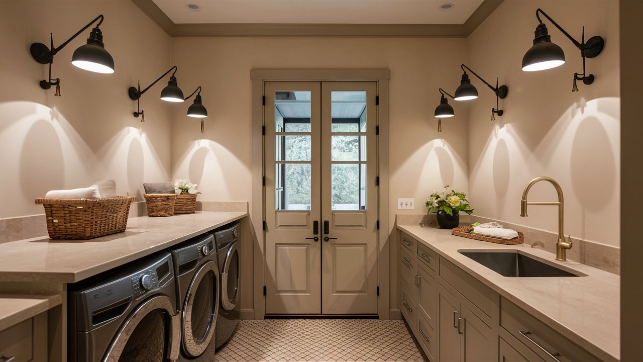 12 Lighting Ideas to Transform Your Laundry Room - Home Experts