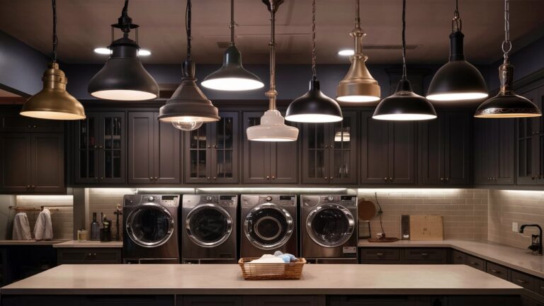 12 Lighting Ideas to Transform Your Laundry Room - Home Experts