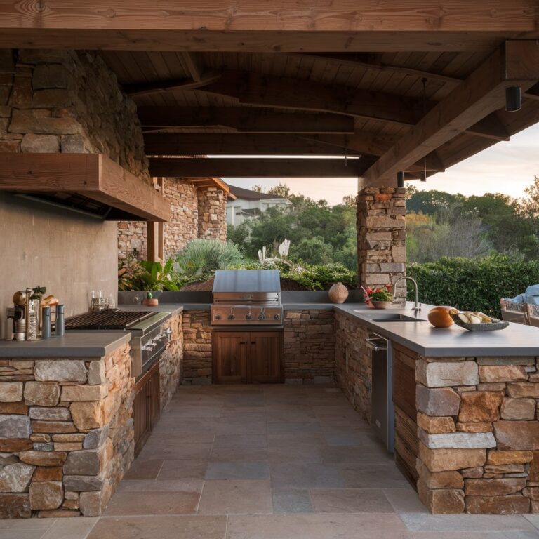 Rustic Outdoor Kitchens Ideas Where Comfort Meets Nature - Home Experts