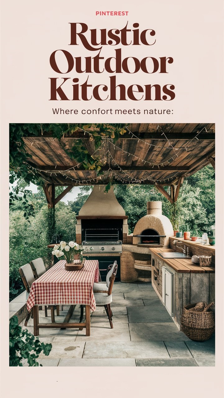 Rustic Outdoor Kitchens Ideas Where Comfort Meets Nature - Home Experts
