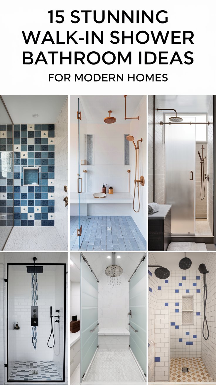 15 Stunning Walk-In Shower Bathroom Ideas for Modern Homes - Home Experts