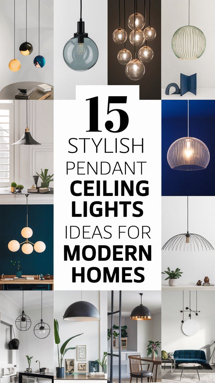 15 Stylish Pendant Ceiling Lights Ideas for Modern Homes - Home Experts