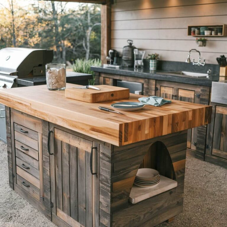 17 Farmhouse Outdoor Kitchen Ideas to Maximize Your Backyard Space ...
