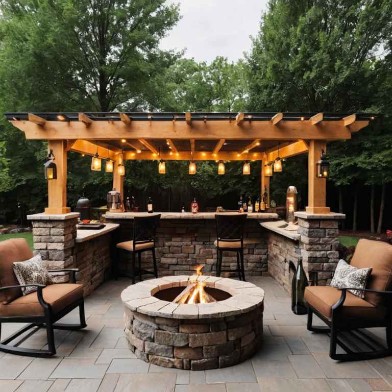 15 Farmhouse Backyard Bar Ideas to Transform Your Outdoor Space - Home ...