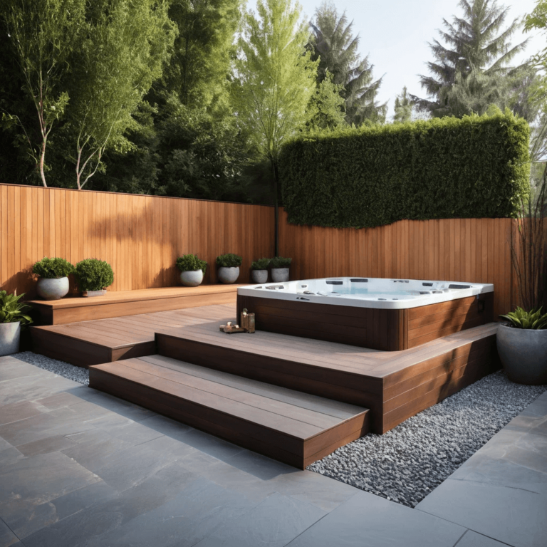15 Outdoor Hot Tub Ideas to Transform Your Backyard into a Relaxing ...
