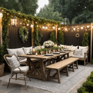 15 Farmhouse Backyard Seating Area Ideas to Elevate Your Outdoor Living ...