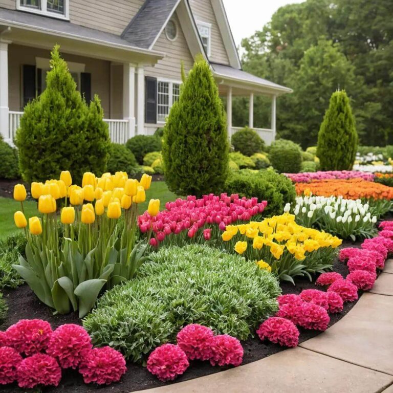 15 Stunning Driveway Flower Bed Designs to Enhance Your Curb Appeal ...