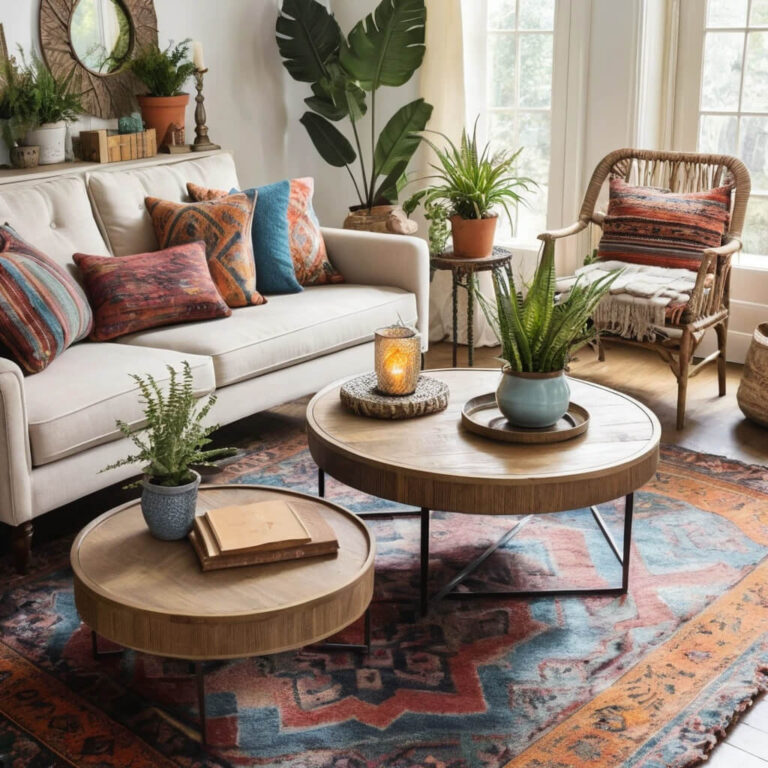 15 Stunning Round Coffee Table Ideas to Elevate Your Living Room - Home ...