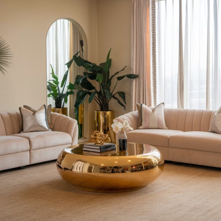 15 Stunning Round Coffee Table Ideas to Elevate Your Living Room - Home ...