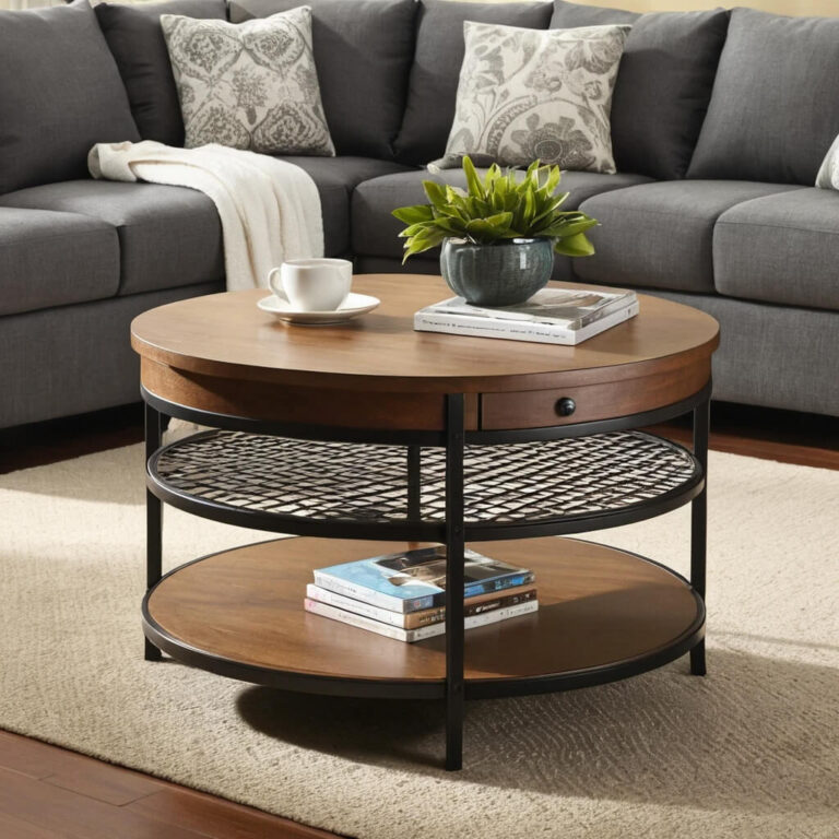 15 Stunning Round Coffee Table Ideas to Elevate Your Living Room - Home ...