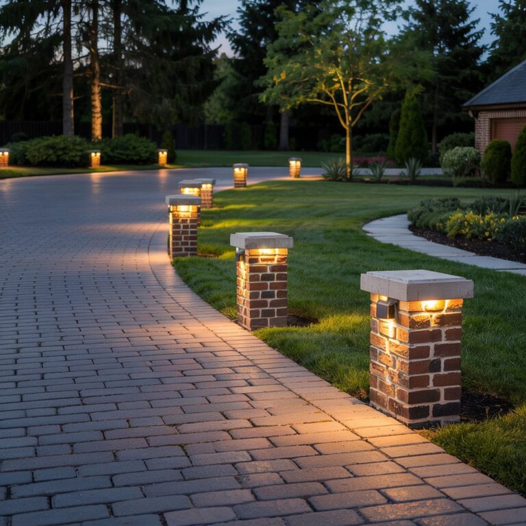 15 Lighting Ideas for Driveways to Transform Your Home’s Curb Appeal ...