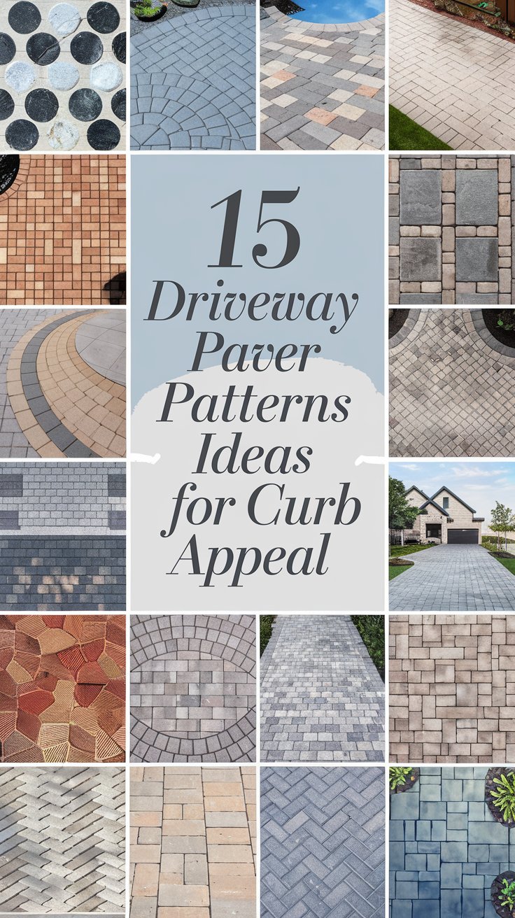 15 Stunning Driveway Paver Patterns Ideas for Curb Appeal - Home Experts