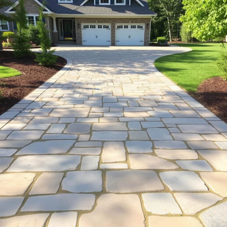 Top 18 Natural Stone Driveway Ideas for a Luxurious Look - Home Experts