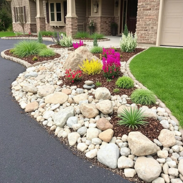 19 Rustic Driveway Landscaping Ideas to Elevate Your Curb Appeal - Home ...