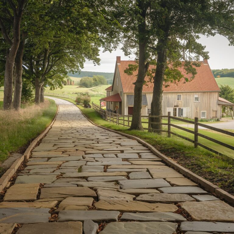 Top 18 Natural Stone Driveway Ideas for a Luxurious Look - Home Experts