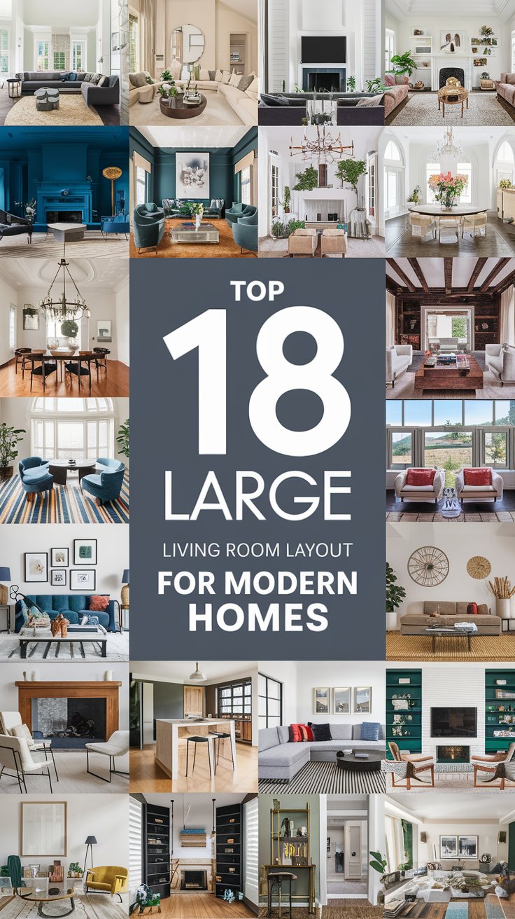 Top 18 Large Living Room Layout Ideas for Modern Homes - Home Experts