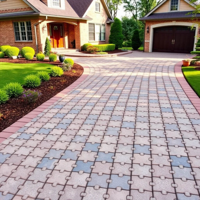 15 Unique Pavers Driveway Ideas for a Stunning Home Entrance - Home Experts