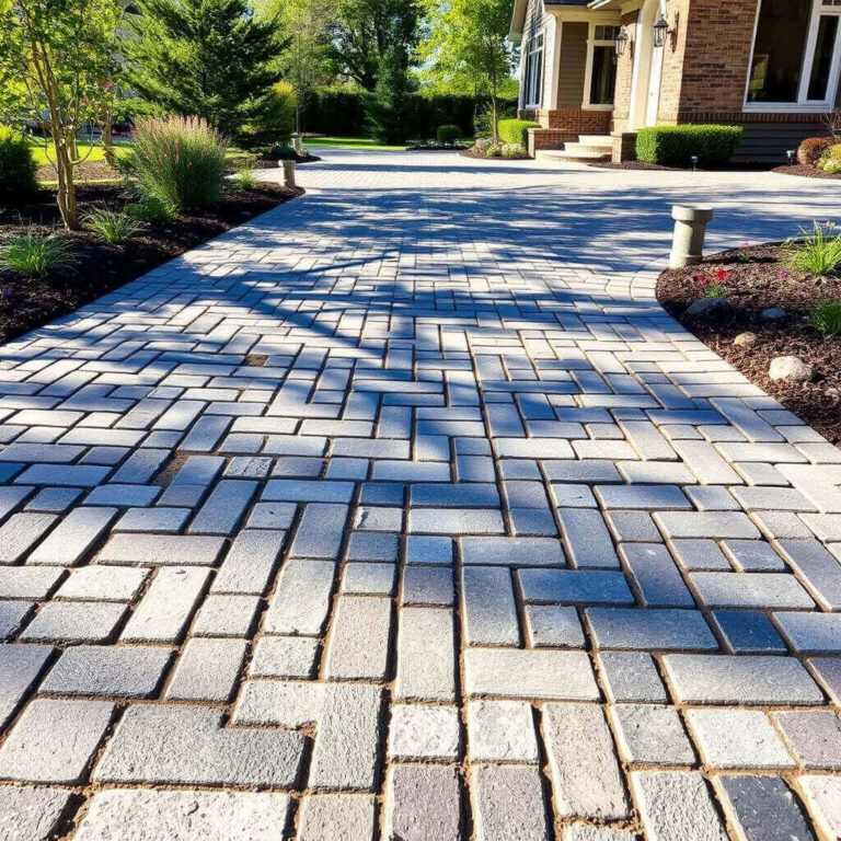 15 Unique Pavers Driveway Ideas for a Stunning Home Entrance - Home Experts