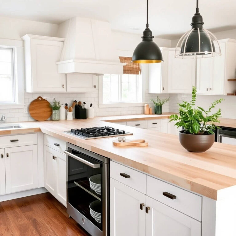 17 Butcher Block Kitchen Countertop Ideas You Can Try - Home Experts