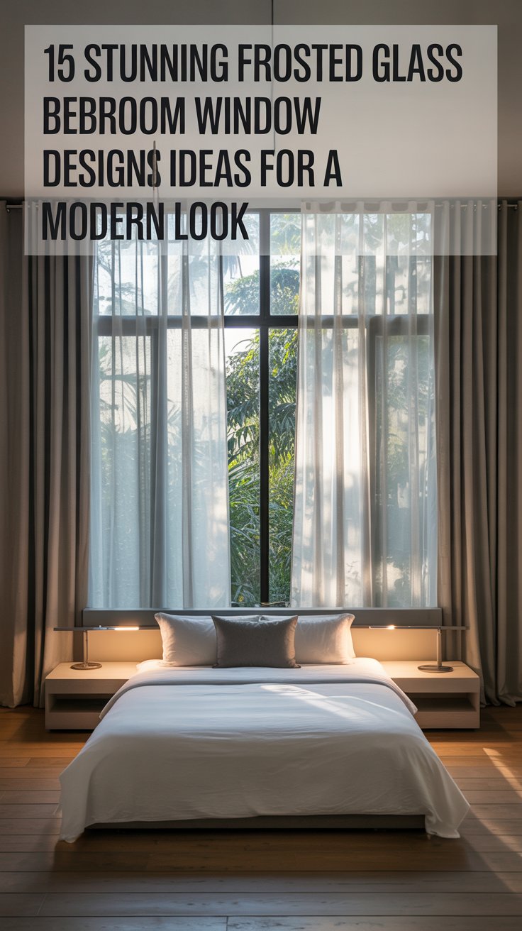 15 Stunning Frosted Glass Bedroom Window Designs Ideas for a Modern ...