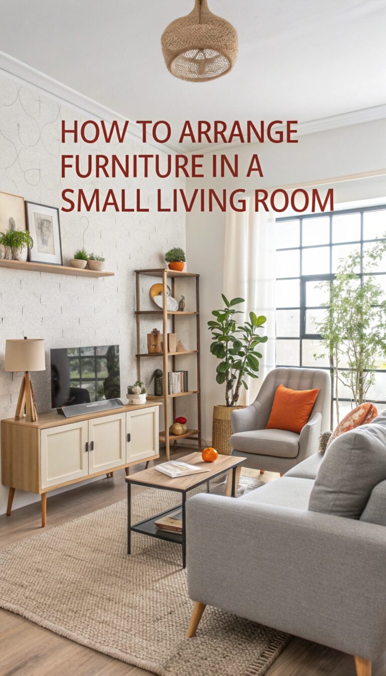 How to Arrange Furniture in a Small Living Room? - Home Experts