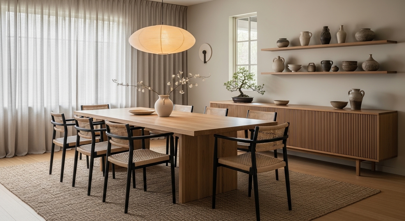 12 Japandi Style Dining Room Inspiration Ideas - Home Experts